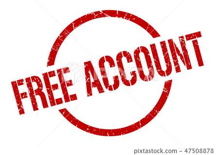 free account stamp - Stock Illustration [47508878] - PIXTA