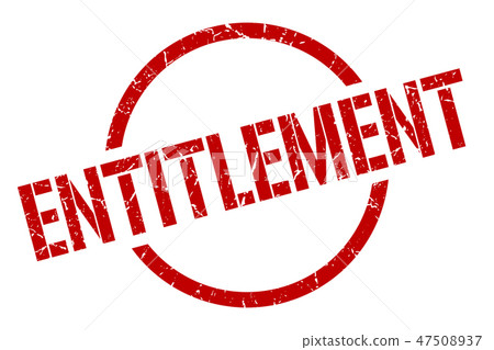 entitlement stamp - Stock Illustration [47508937] - PIXTA