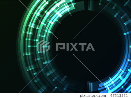 circle digital abstract sheet layer background - Stock Illustration ...