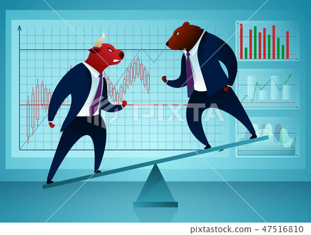Businessmen, Traders Vector Cartoon Characters - Stock Illustration ...