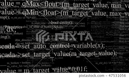 Software source code. Layers of program code on... - Stock Illustration [47531056] - PIXTA