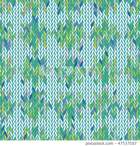 Seamless vector chevron pattern fabric textile - Stock Illustration ...