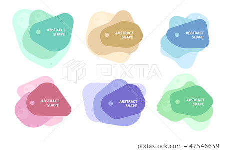 Vector abstract shape - Stock Illustration [47546659] - PIXTA