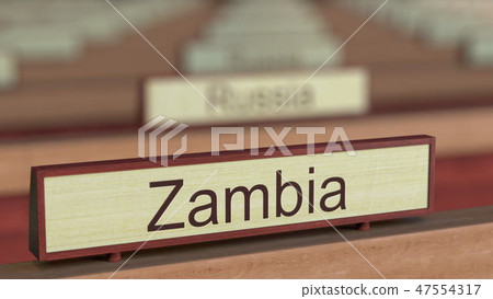Zambia name sign among different countries... - Stock Illustration ...