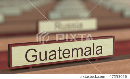 Guatemala name sign among different countries...-插圖素材 [47555056] - PIXTA圖庫