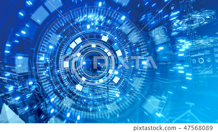 Digital graphic art - Stock Illustration [47568089] - PIXTA