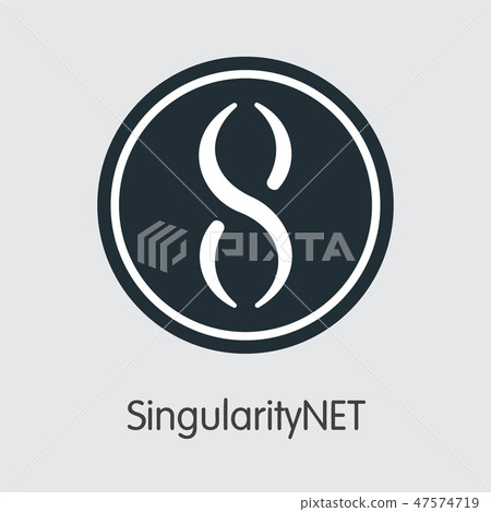 AGI - Singularitynet - The Coin Icon. Vector... - Stock Illustration ...