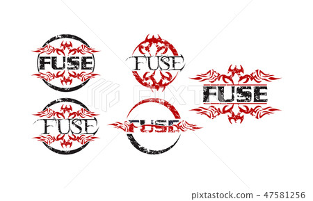 Fuse logo Template Set - Stock Illustration [47581256] - PIXTA
