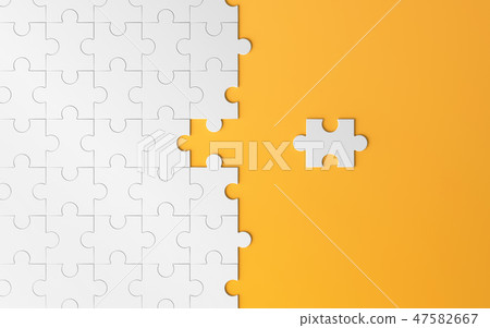 Jigsaw puzzle, pattern texture with space in... - Stock Illustration ...