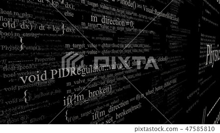 Software source code. Layers of program code on... - Stock Illustration [47585810] - PIXTA