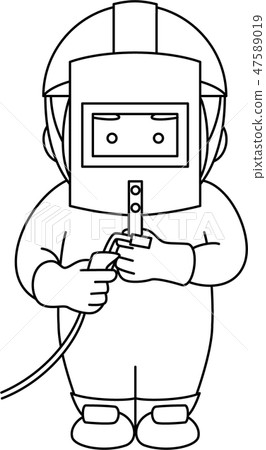 Male character welding - Stock Illustration [47589019] - PIXTA
