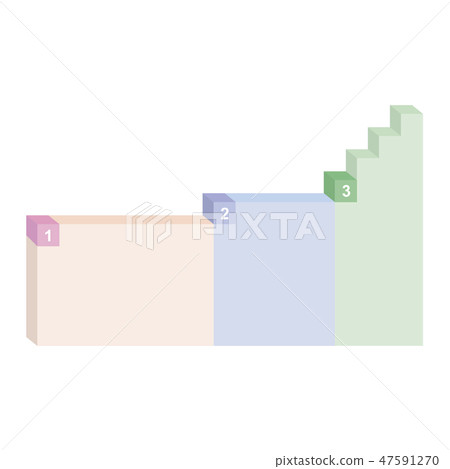 Step graph Stairs - Stock Illustration [47591270] - PIXTA