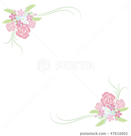 Illustrations of roses and forgiveness frames - Stock Illustration ...