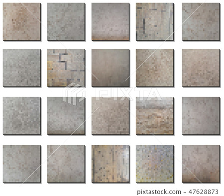 Pixel design.Set of vector textures.Soft patterns - Stock Illustration ...