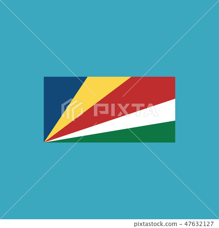Seychelles flag icon in flat design - Stock Illustration [47632127] - PIXTA