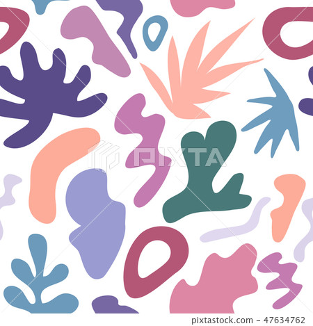 Abstract seamless pattern with colorful patches - Stock Illustration ...