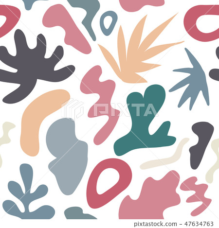 Abstract seamless pattern with colorful patches - Stock Illustration ...
