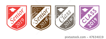 vector illustration of a graduating class in - Stock Illustration ...