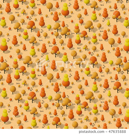 An isometric natural - Stock Illustration [47635888] - PIXTA