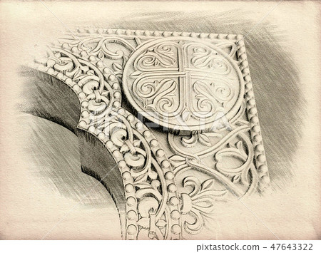 Drawings in which everyone can find something new - Stock Illustration ...