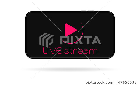 Live video streaming template - Stock Illustration [47650533] - PIXTA