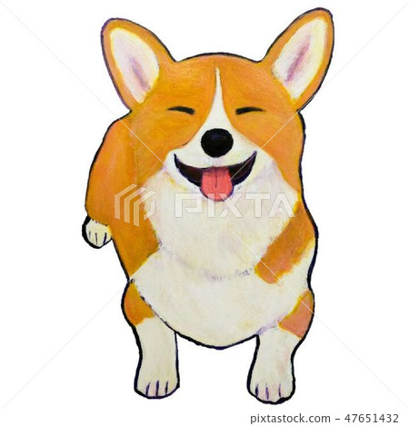 Smiley Corgi - Stock Illustration [47651432] - PIXTA