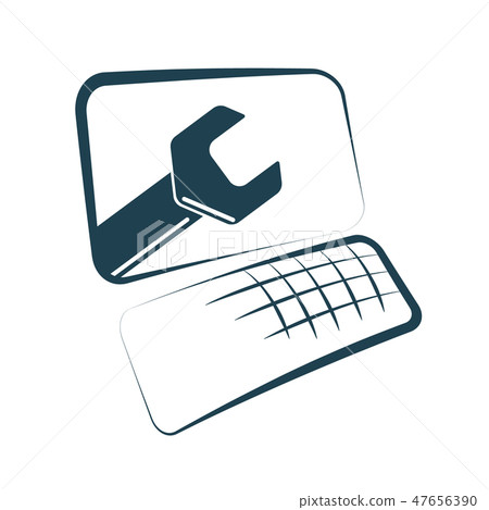 Computer Repair and Maintenance - Stock Illustration [47656390] - PIXTA