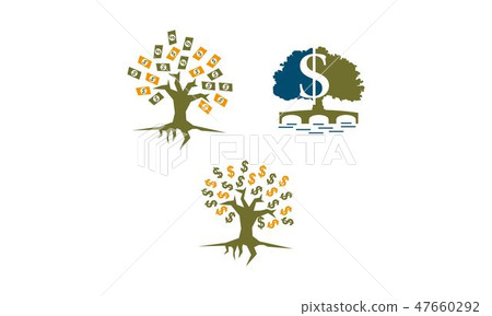 Money Tree Template Set - Stock Illustration [47660292] - PIXTA