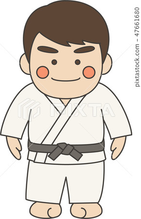 Male character Judo - Stock Illustration [47661680] - PIXTA