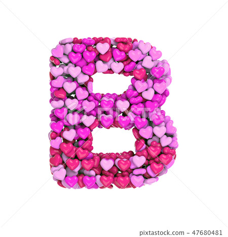 Letter B In Heart