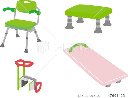 Bathing assistance welfare equipment nursing... - Stock Illustration ...