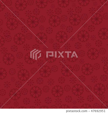 Christmas pattern background red - Stock Illustration [47692951] - PIXTA