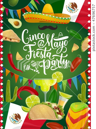 Cinco de Mayo holiday, Mexican fiesta calligraphy - Stock Illustration ...