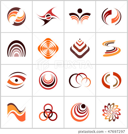 Design elements set. - Stock Illustration [47697297] - PIXTA