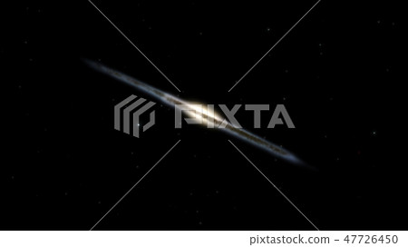 Galaxy, Milky Way galaxy, 50,000 light years... - Stock Illustration ...