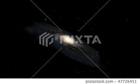 Galaxy, Milky Way galaxy, 50,000 light years... - Stock Illustration ...