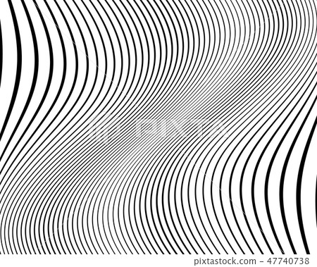 Wavy pattern. Texture with wavy, curves lines. - Stock Illustration ...