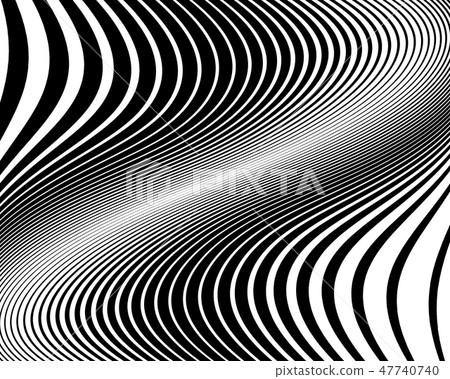 Wavy pattern. Texture with wavy, curves lines. - Stock Illustration ...