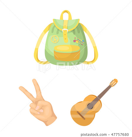 Happy and attribute cartoon icons in set... - Stock Illustration ...