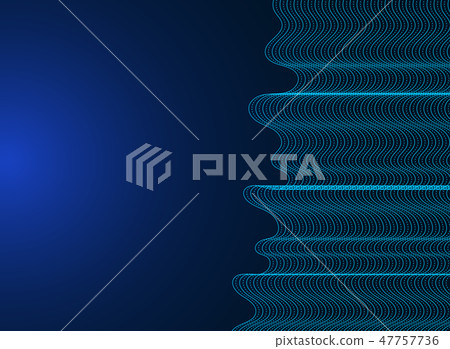 Template design technology modern abstract blue - Stock Illustration ...