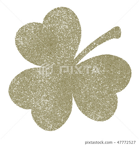 Grunge Clover Leaf - Stock Illustration [47772527] - PIXTA