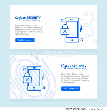Cyber security design with creative - Stock Illustration [47785173] - PIXTA
