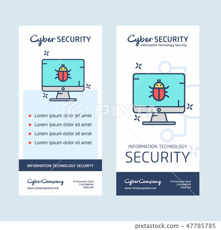 Cyber security banner design vector - Stock Illustration [47785785] - PIXTA
