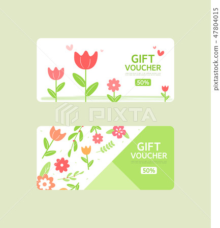 Spring coupons - Stock Illustration [47804015] - PIXTA