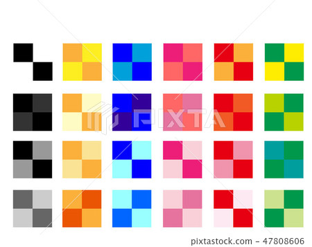 Colorful check material - Stock Illustration [47808606] - PIXTA