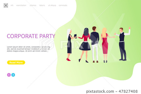 Teamwork People Celebrating Corporate Party Vector - Stock Illustration ...