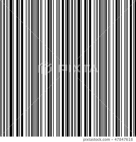 Bar code. Seamless pattern - Stock Illustration [47847618] - PIXTA