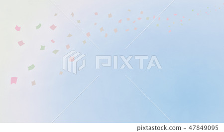 Water sky and confetti - Stock Illustration [47849095] - PIXTA