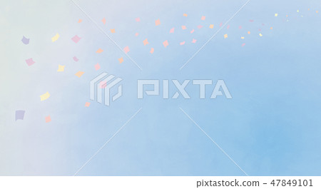 Water sky and confetti - Stock Illustration [47849101] - PIXTA