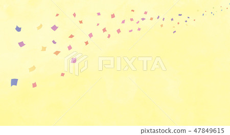 Sunset in watercolors Sky and confetti - Stock Illustration [47849615 ...
